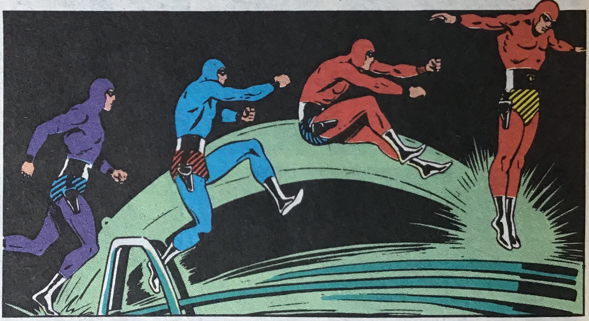 Vilken färg har Fantomen på trikån? - Rogers Seriemagasin