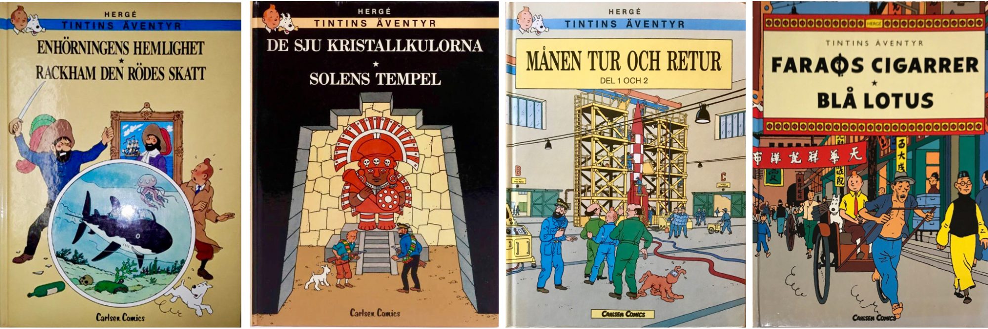 Serien Tintin - Rogers Seriemagasin
