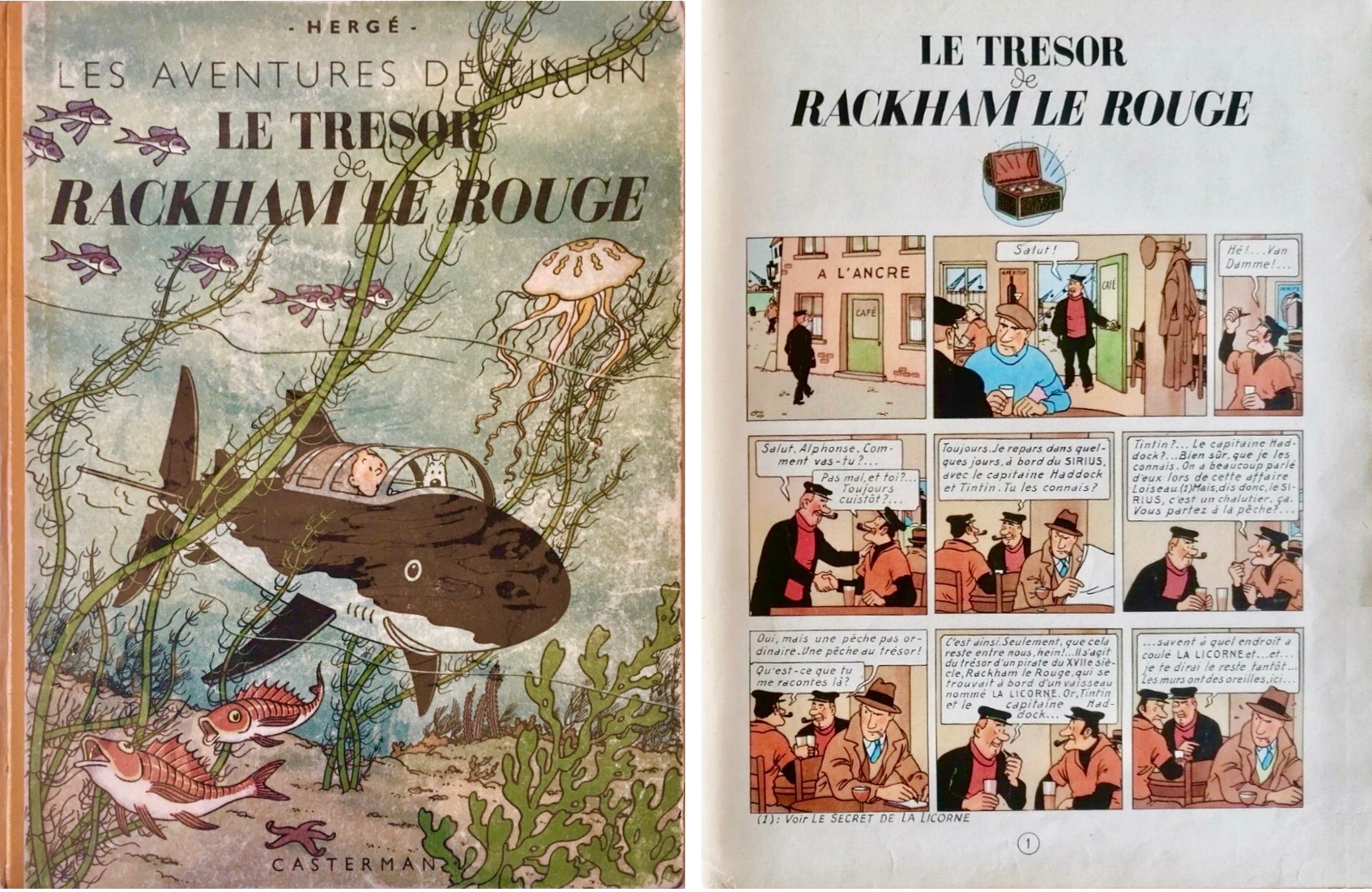 Rackham den Rödes skatt (1943) - Rogers Seriemagasin