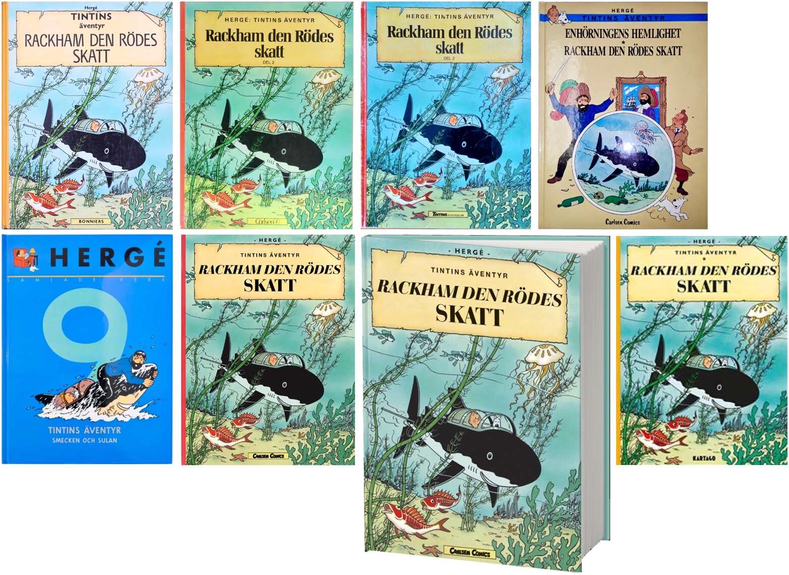 Rackham den Rödes skatt (1943) - Rogers Seriemagasin