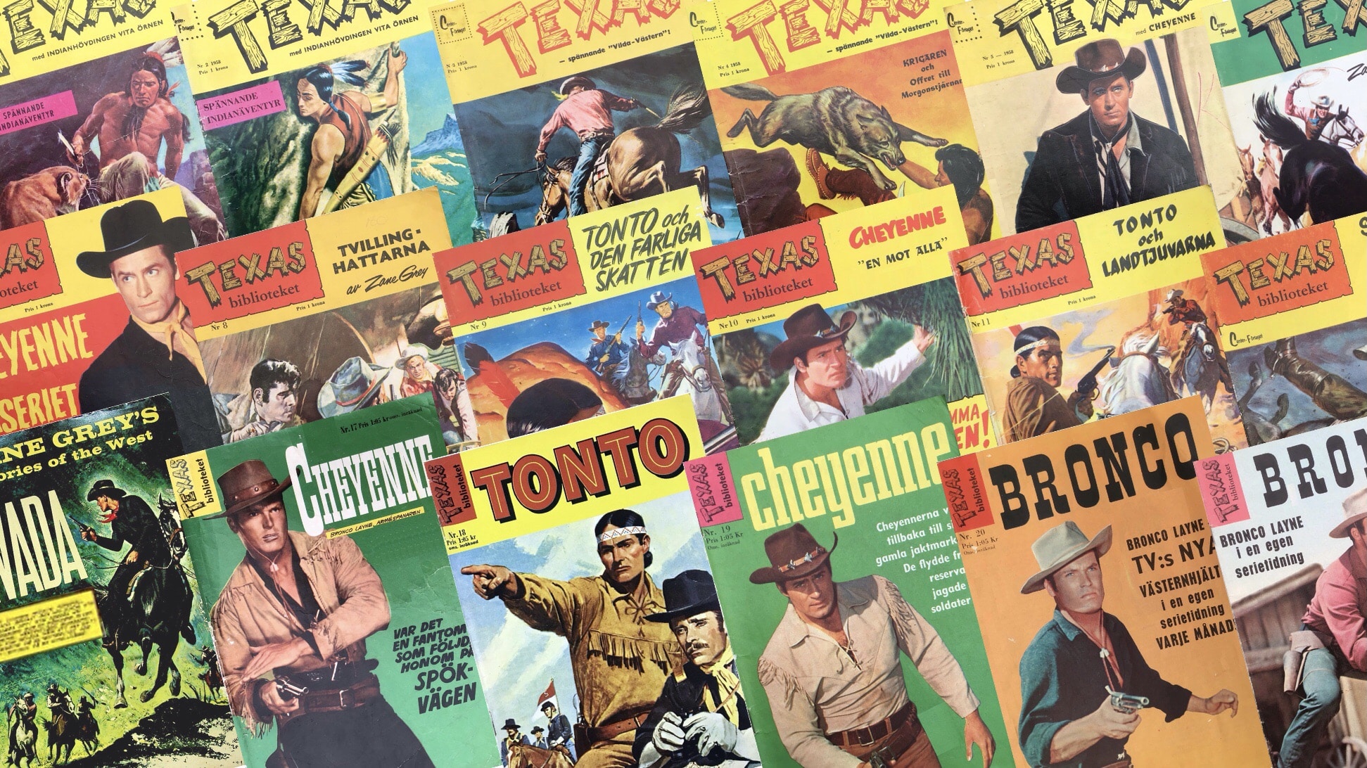Texas/Texasbiblioteket 1958-61 - Rogers Seriemagasin