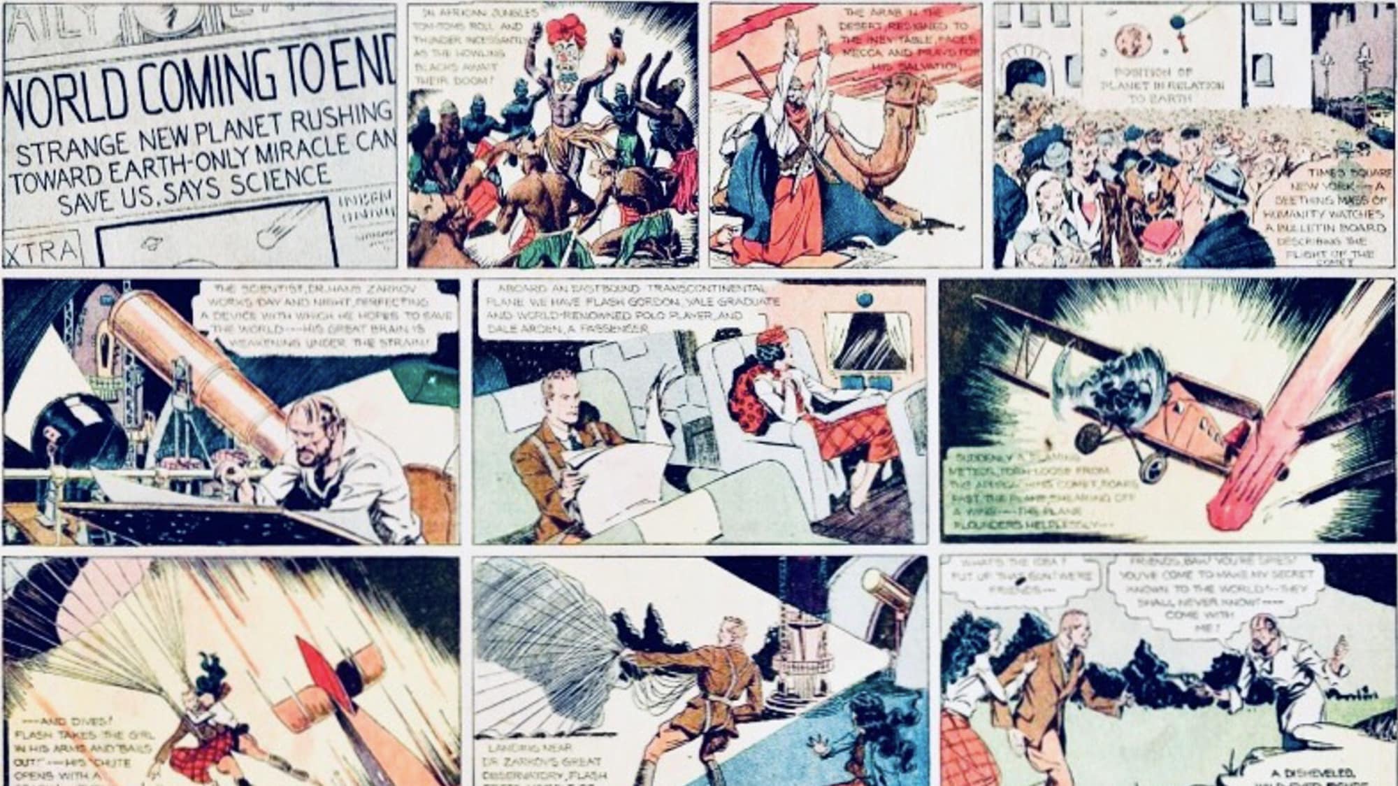 Så började Blixt Gordon 1934 - Rogers Seriemagasin
