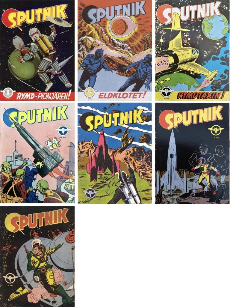 Serietidningen Sputnik (1958-59) - Rogers Seriemagasin